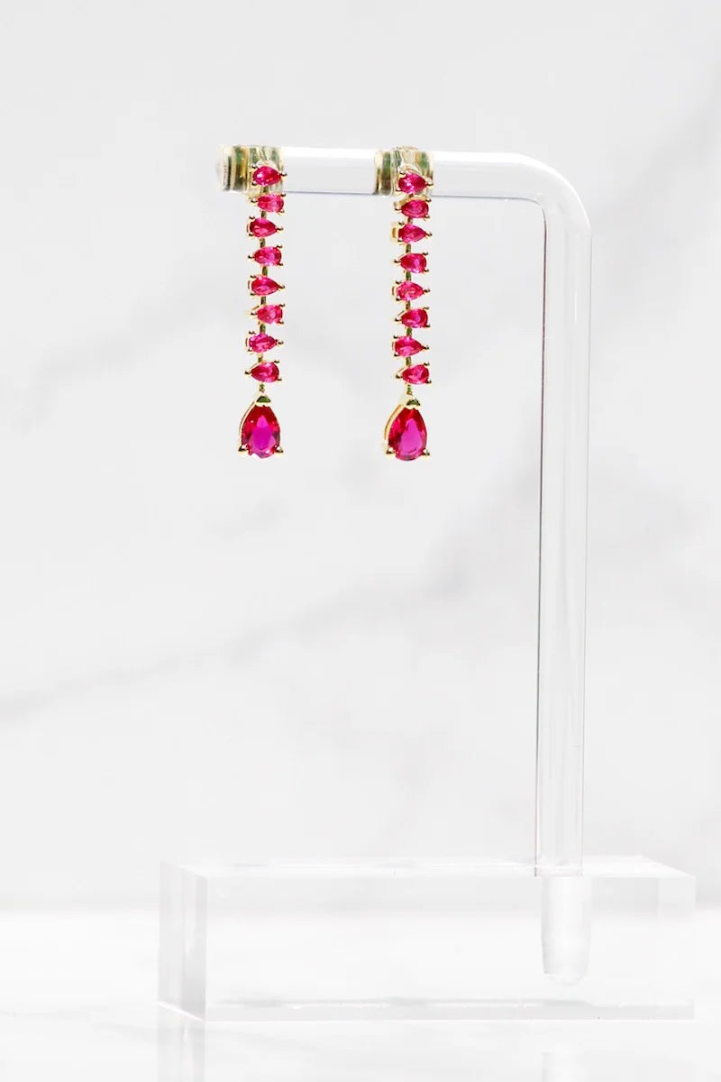 Native Gem Duchess Earrings - Ruby – MichellesSwimanddenim