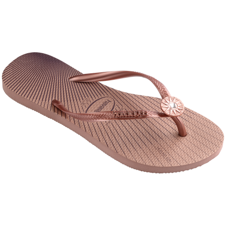 Havaianas Women Silver Slim Star Swarovski Flip Flops ...